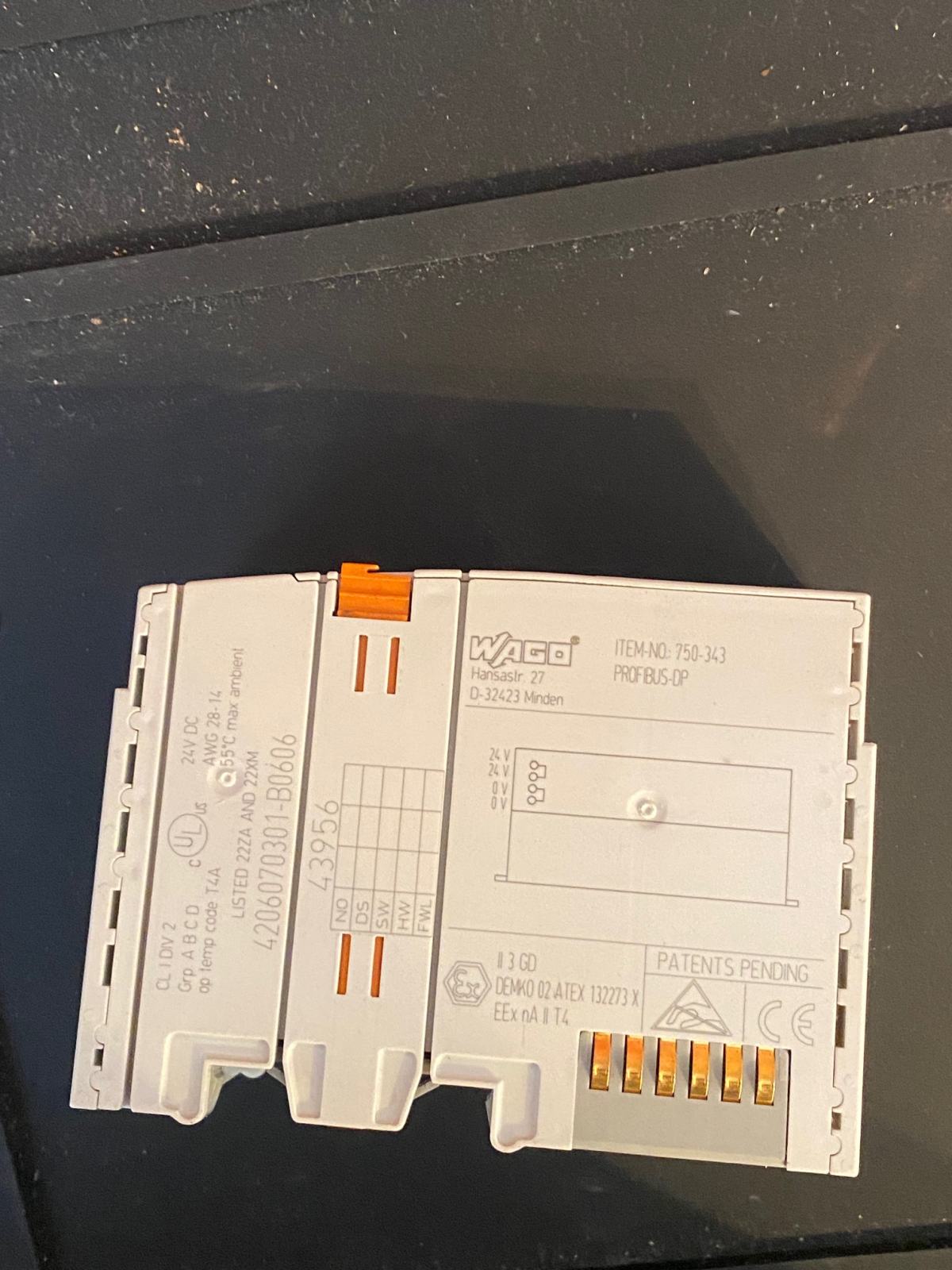 Wago Profibus IO modul 750-343