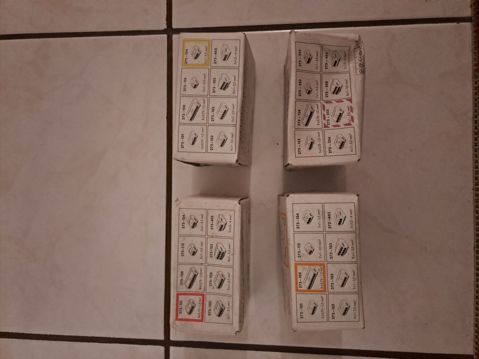 Wago spojnice za krutu žicu