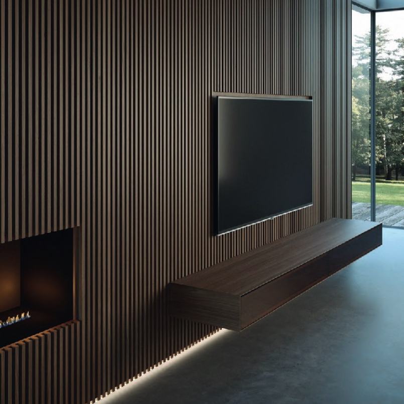 Zidni panel Orah širina 12.10cm, visina 290cm