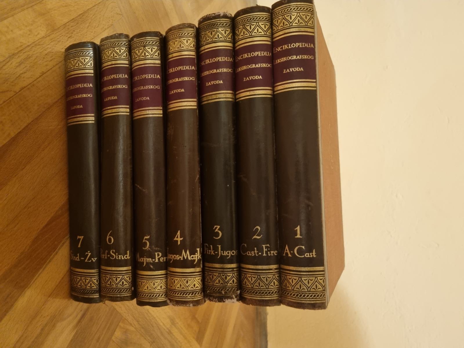 Enciklopedija leksikografskog zavoda komplet 7 knjiga