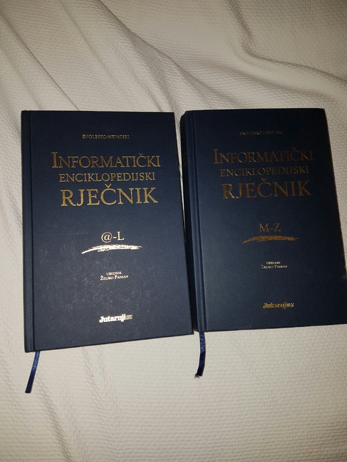 Informatički enciklopedijski riječnik 2 knjige Novo