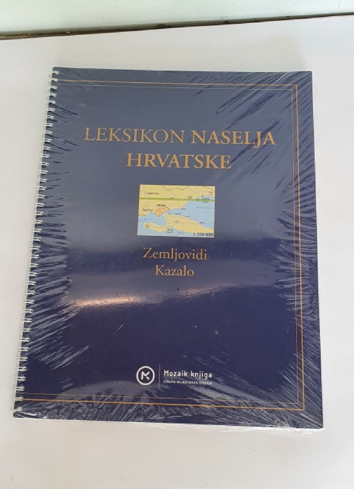 Leksikon naselja Hrvatske - zemljovidi kazalo