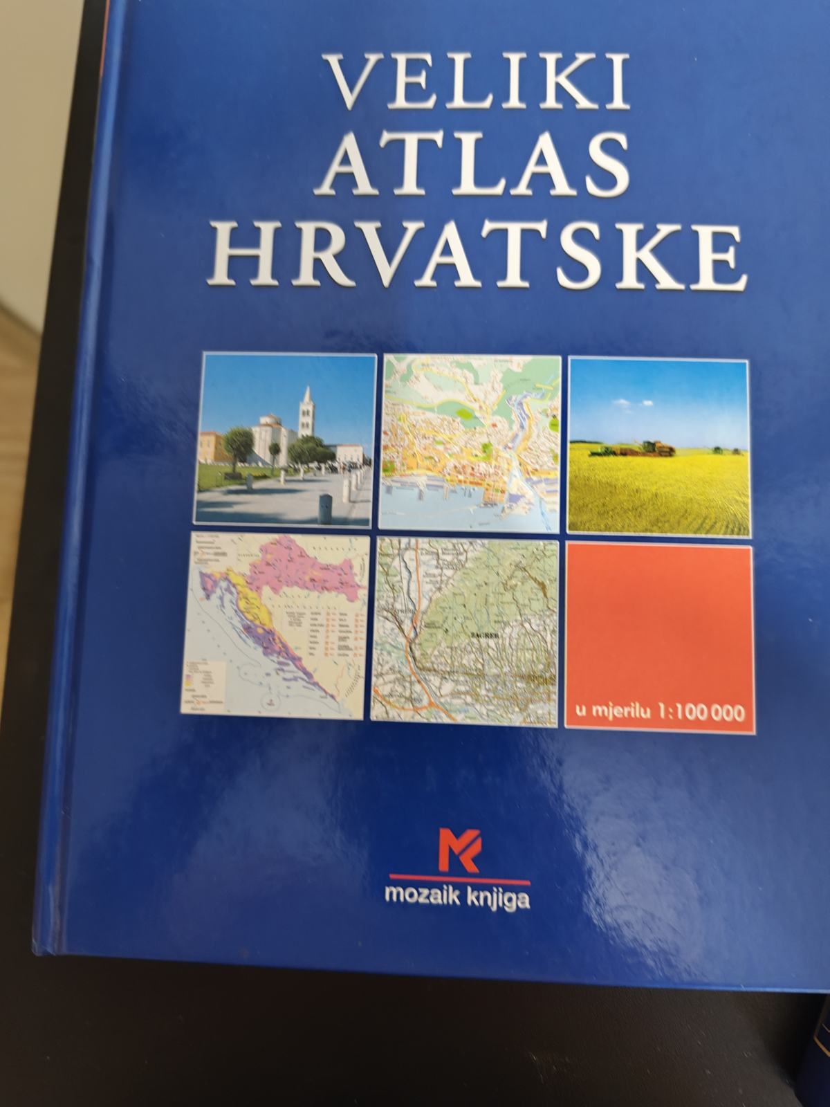 Veliki atlas Hrvatske - kao nov