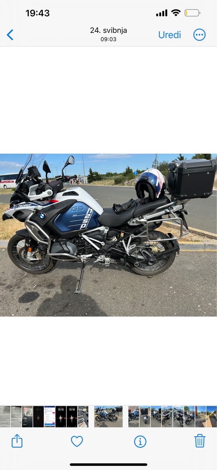 BMW Gs 1250 trophy adventure 1250 cm3, 2023 god.