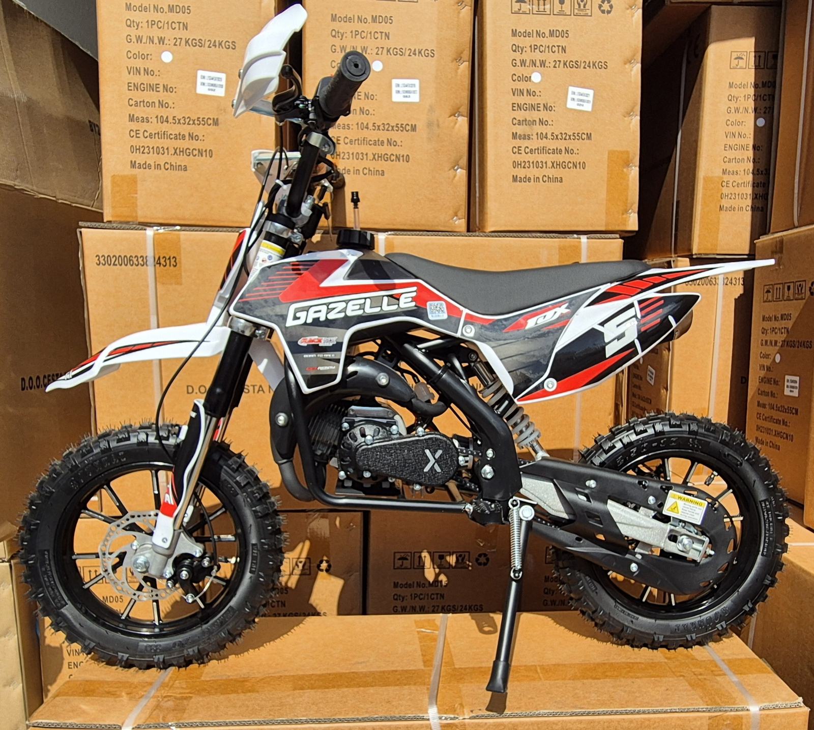 MINI KROS GAZZELE 50cc 10 col VSA OPREMA - NAJNOVEJŠI, 2025 god.