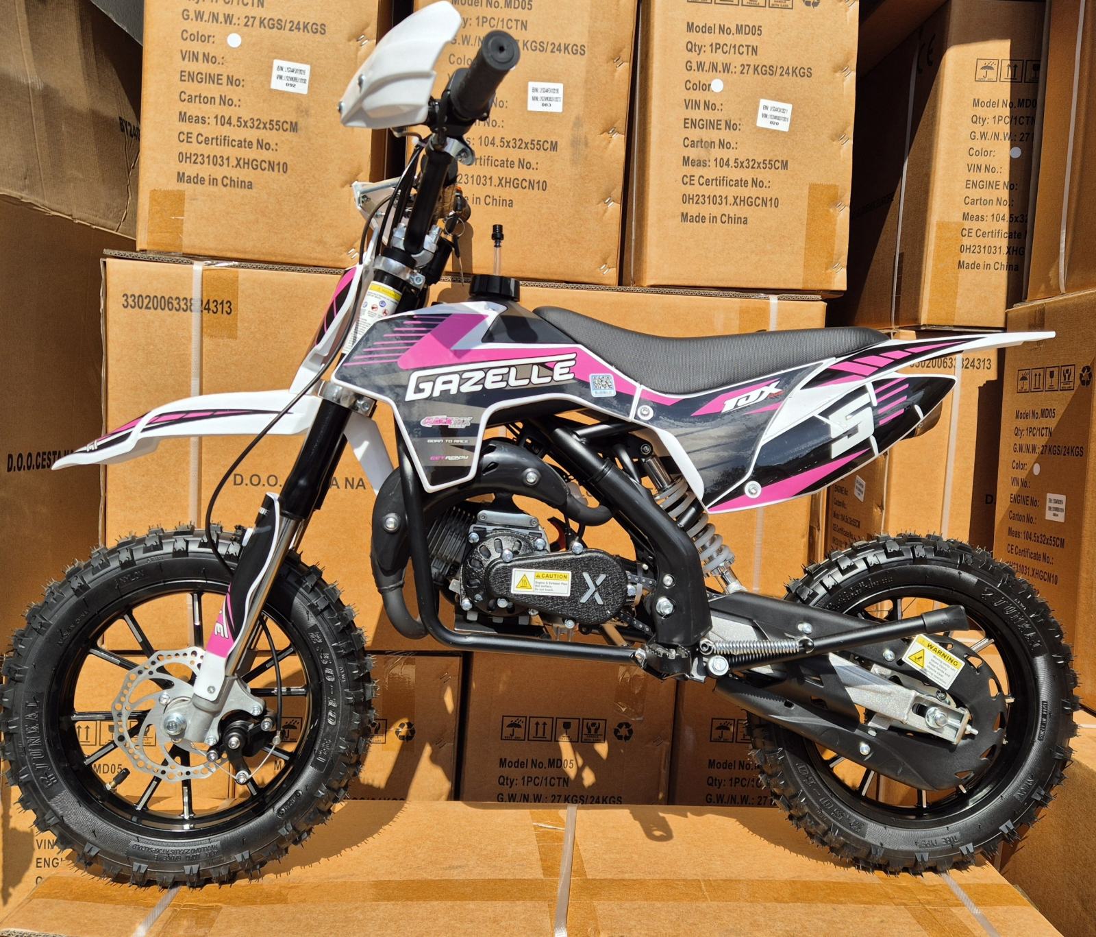 MINI KROS GAZZELE 50cc 10 col VSA OPREMA - NAJNOVEJŠI, 2025 god.