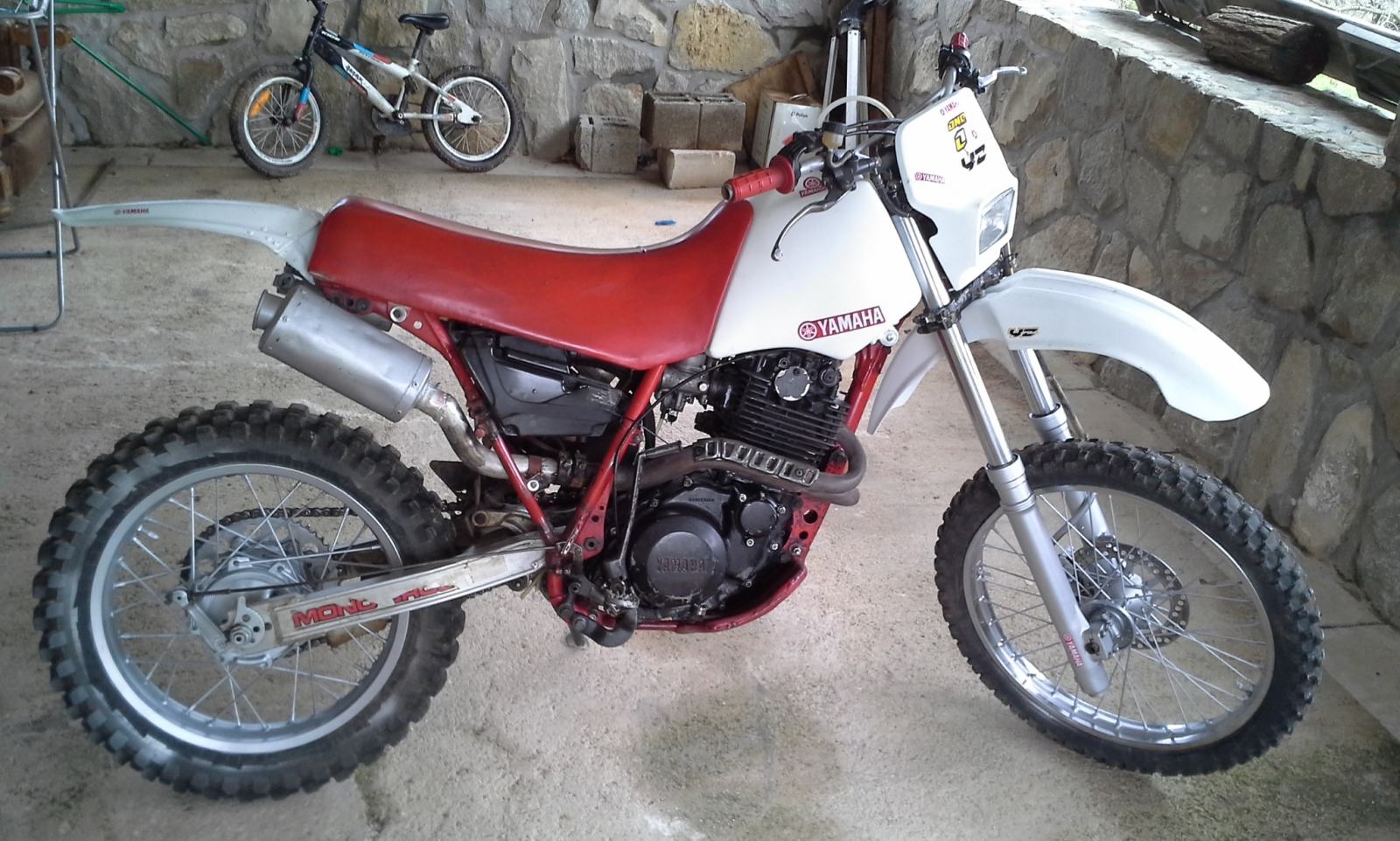 Yamaha TT 600 R hard enduro, 1988 god.