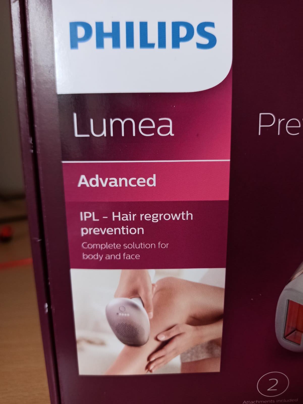 Philips IPL Lumea uredjaj za lasersko sprječavanje rasta dlačica