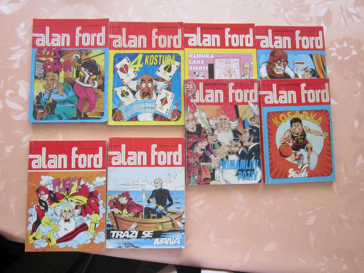 Alan Ford stari brojevi Superstrip i Borgis
