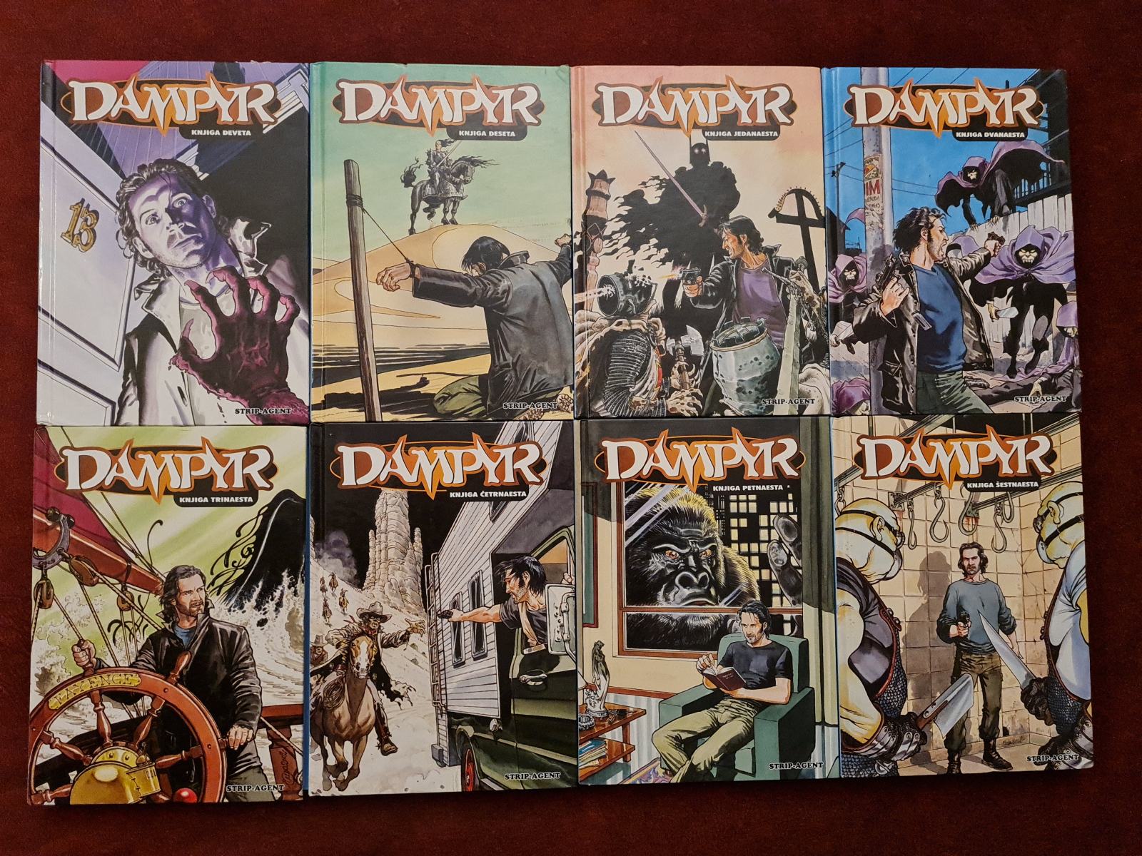 LOT Dampyr Bookglobe/Strip Agent - 9 knjiga