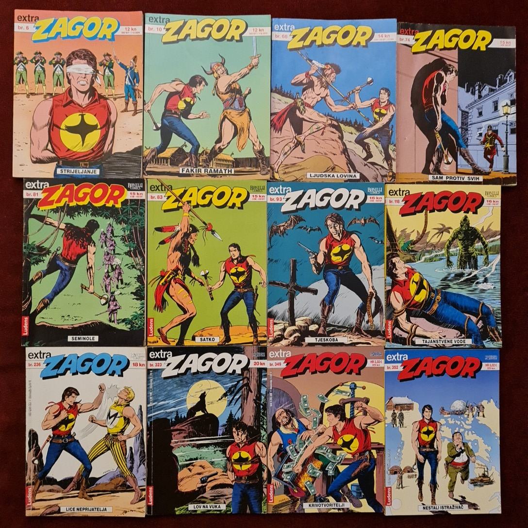 LOT Zagor extra 13 komada