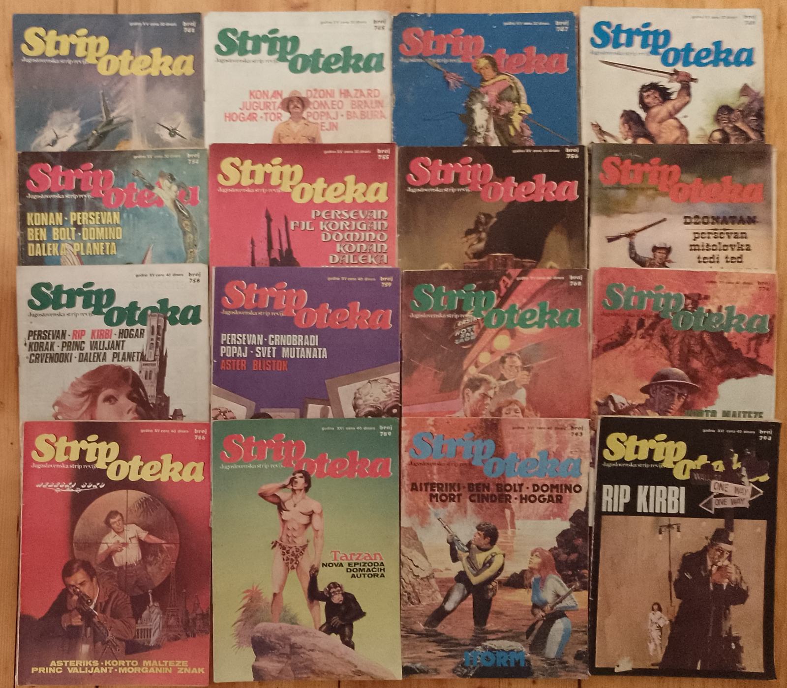 STRIPOTEKA BROJEVI NA 700 -Lot 32 broja