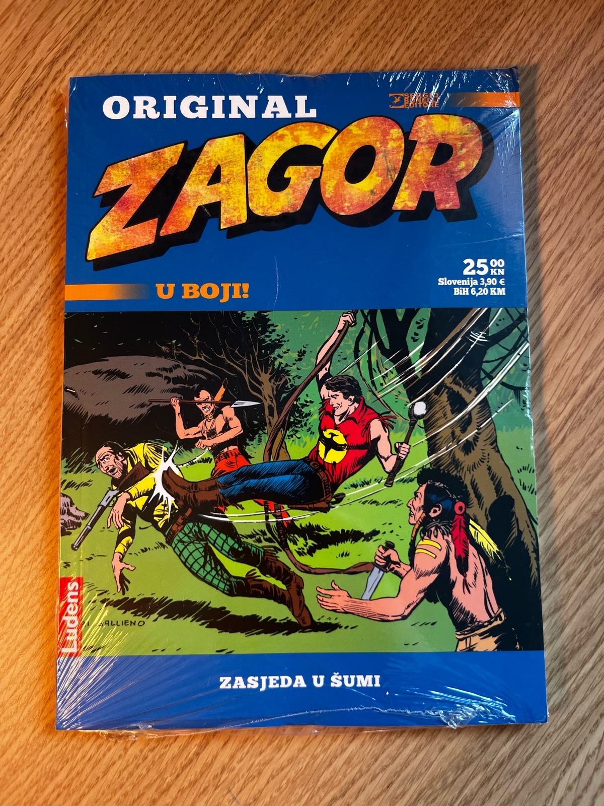 ZAGOR ORIGINAL BROJ 1 neotvoreni + poster