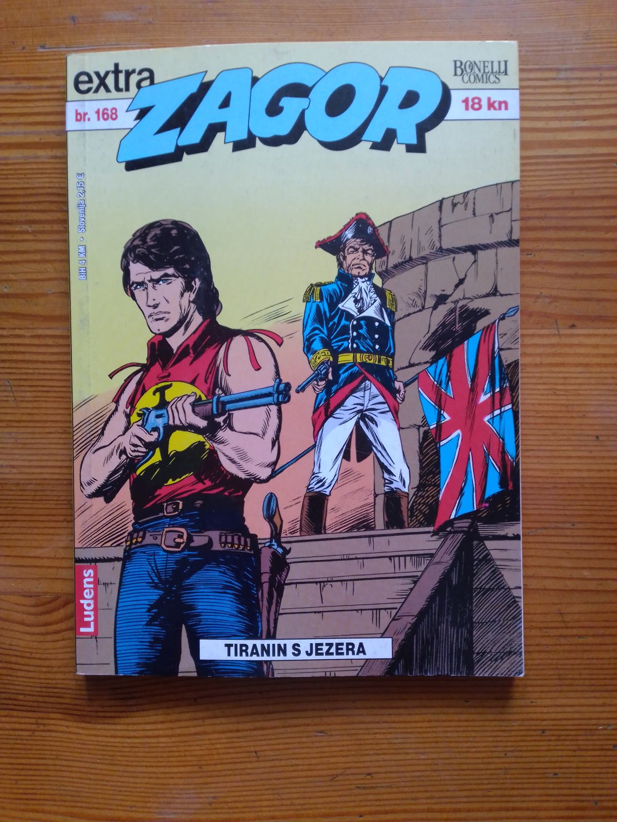 Zagor strip EXTRA LUDENS br.168 Tiranin s jezera