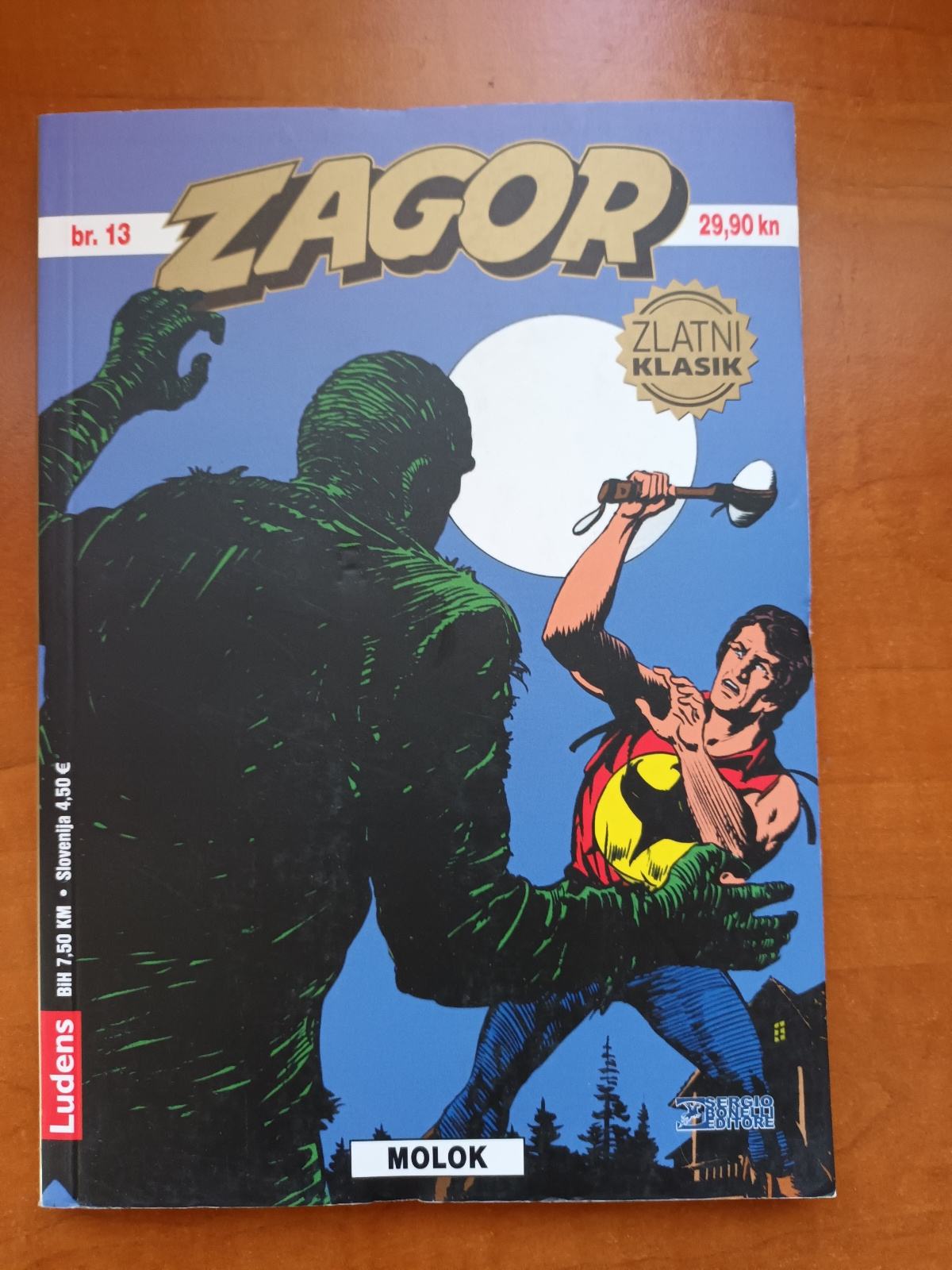 ZAGOR ZLATNI KLASIK,BROJ 13,MOLOK