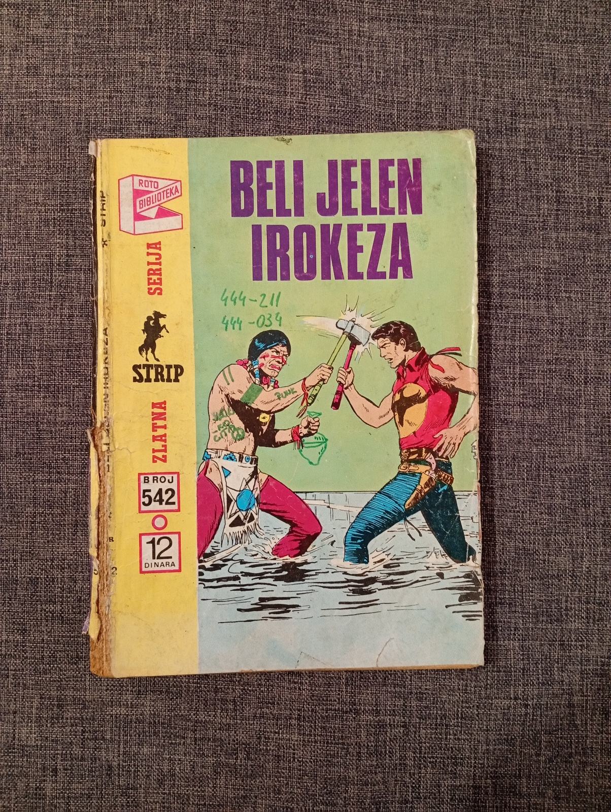 ZLATNA SERIJA br. 542------Beli Jelen Irokeza