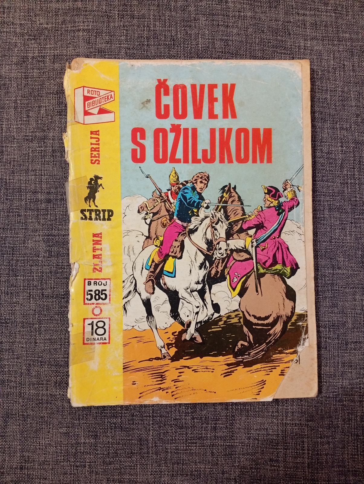 ZLATNA SERIJA br. 585------Covek s Oziljkom