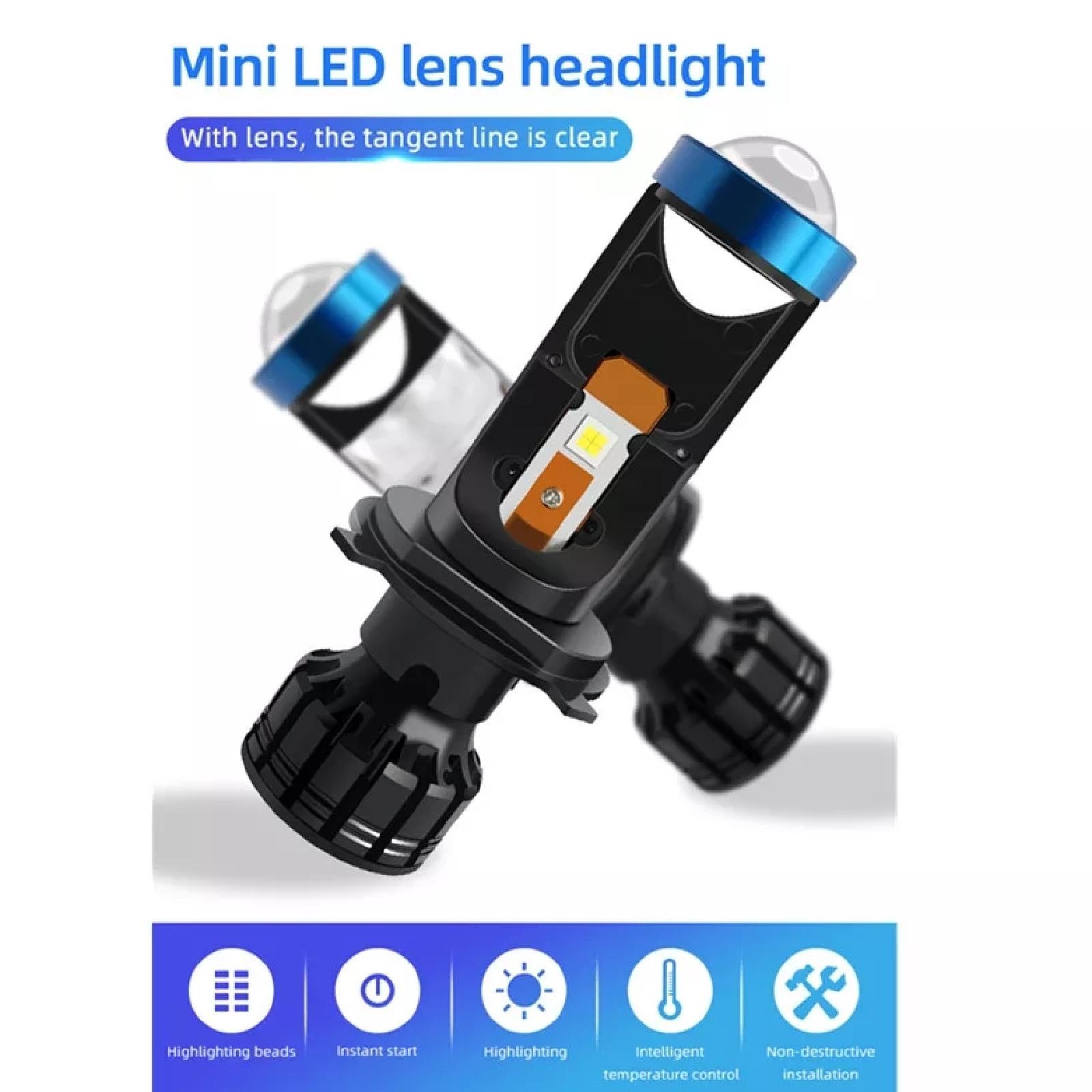 H7 LED žarulje sa lećom 6000K 120W 6000LM