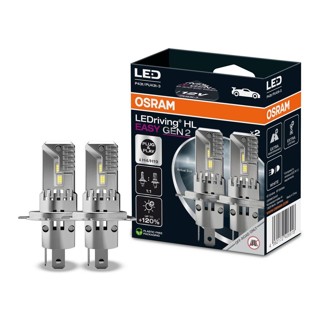 Osram LEDriving HL Easy Gen2 H4 Led Kit Set Svjetla Zarulje