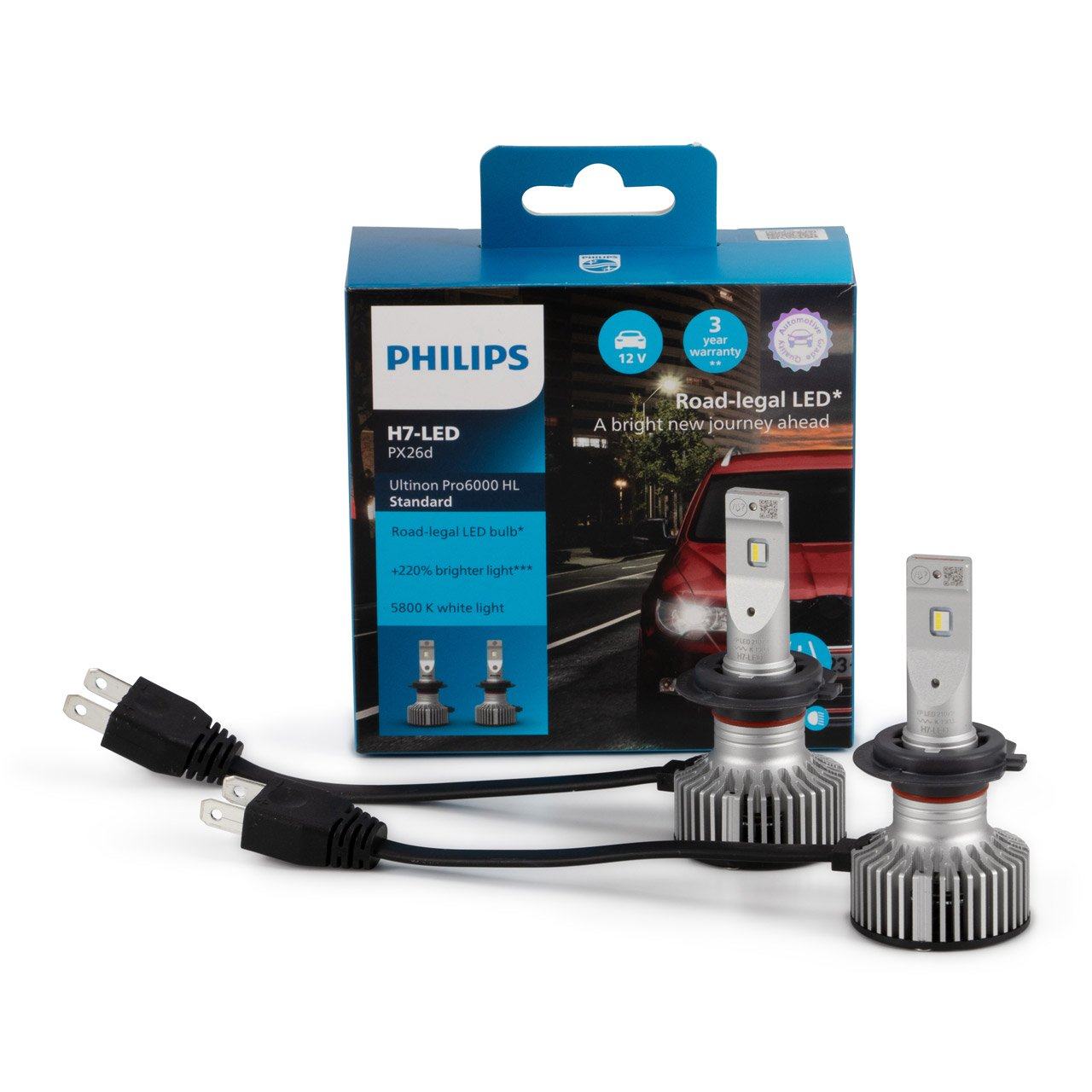 Philips Led Ultinon Pro6000 Standard H7 Kit Set Svjetla Zarulje *NOVO*