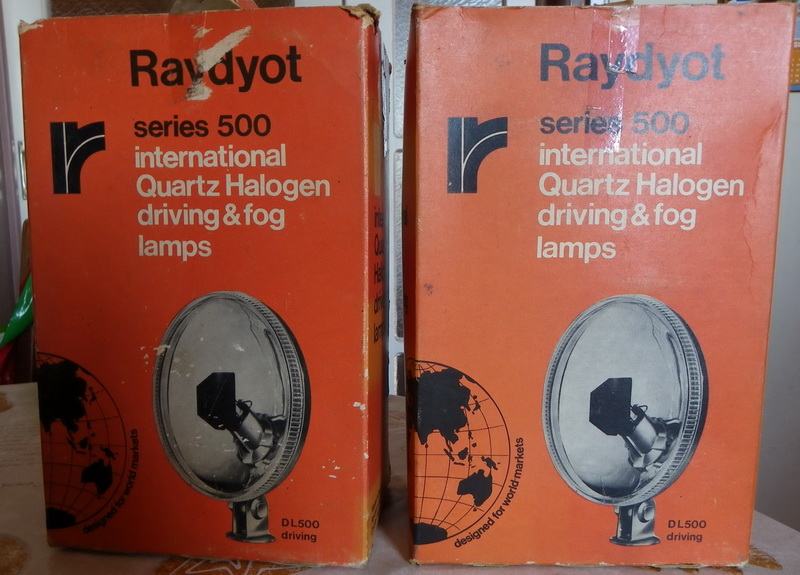 RAYDYOT original vintage DL500 farovi / maglenke