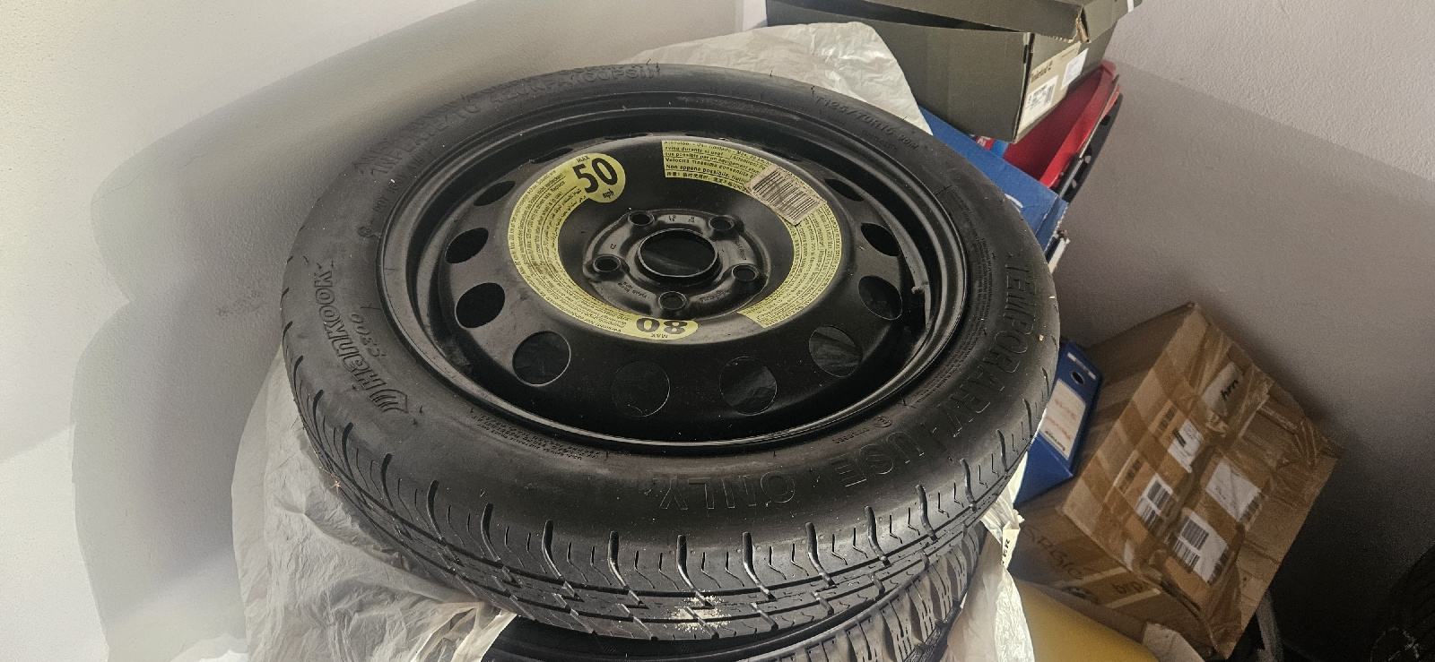 Čelična felga sa gumom 16 rupe 5x112, 1 kom.