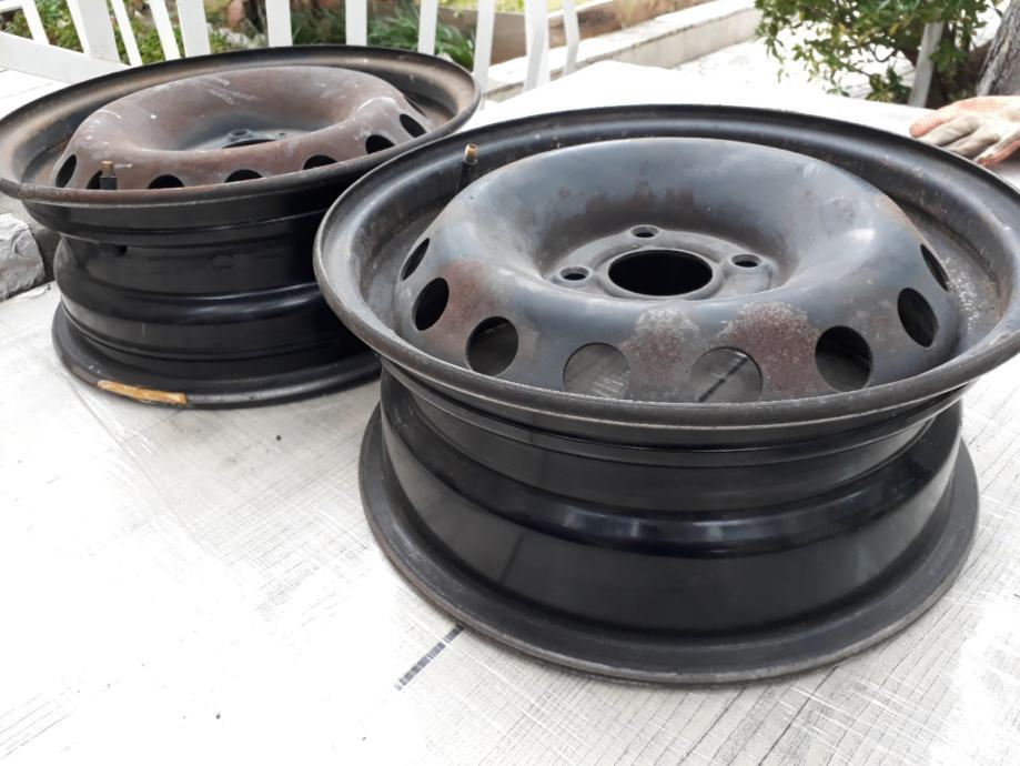 Čelične felge 14 rupe 4x100, 2 kom.