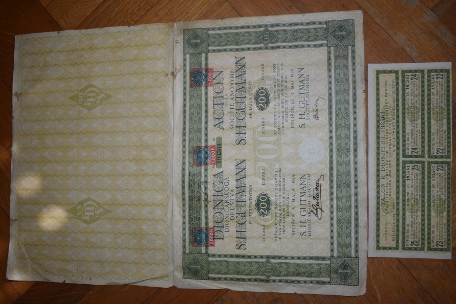 Dionica S. H. Gutmann Belišće