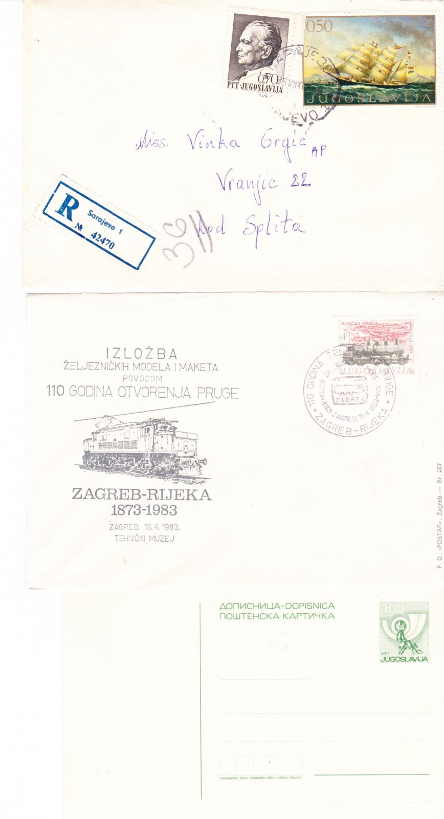 Jugoslavija 36 pisma dopisnice na 10 slika 15