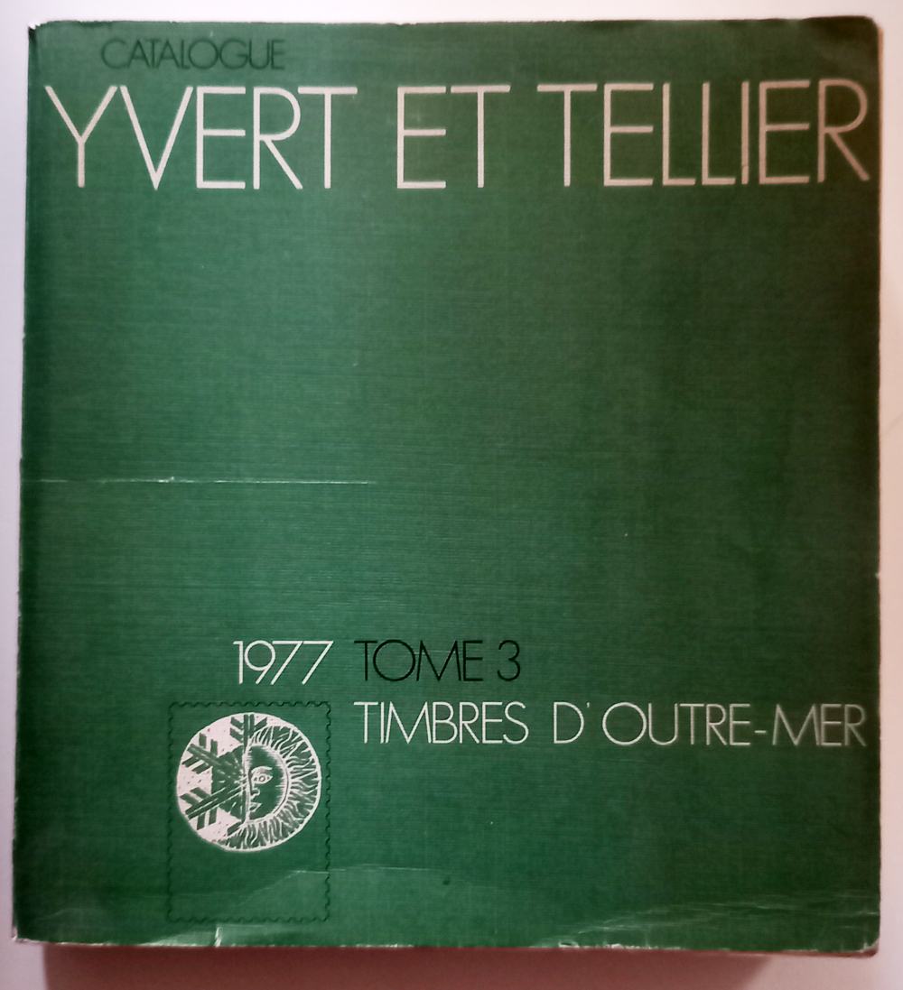 KATALOG Yvert et Tellier 3. tom iz 1977. godine