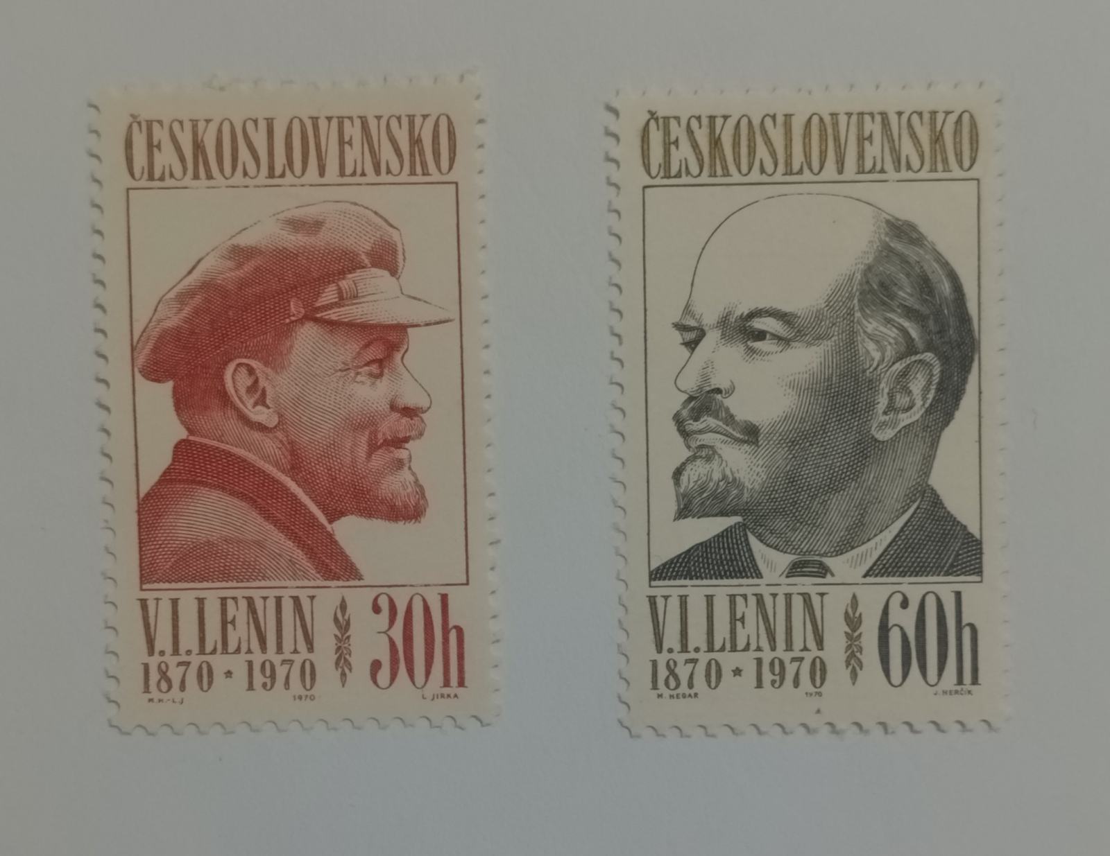 Lenjin 1970. Československo - 2 markice, Nove