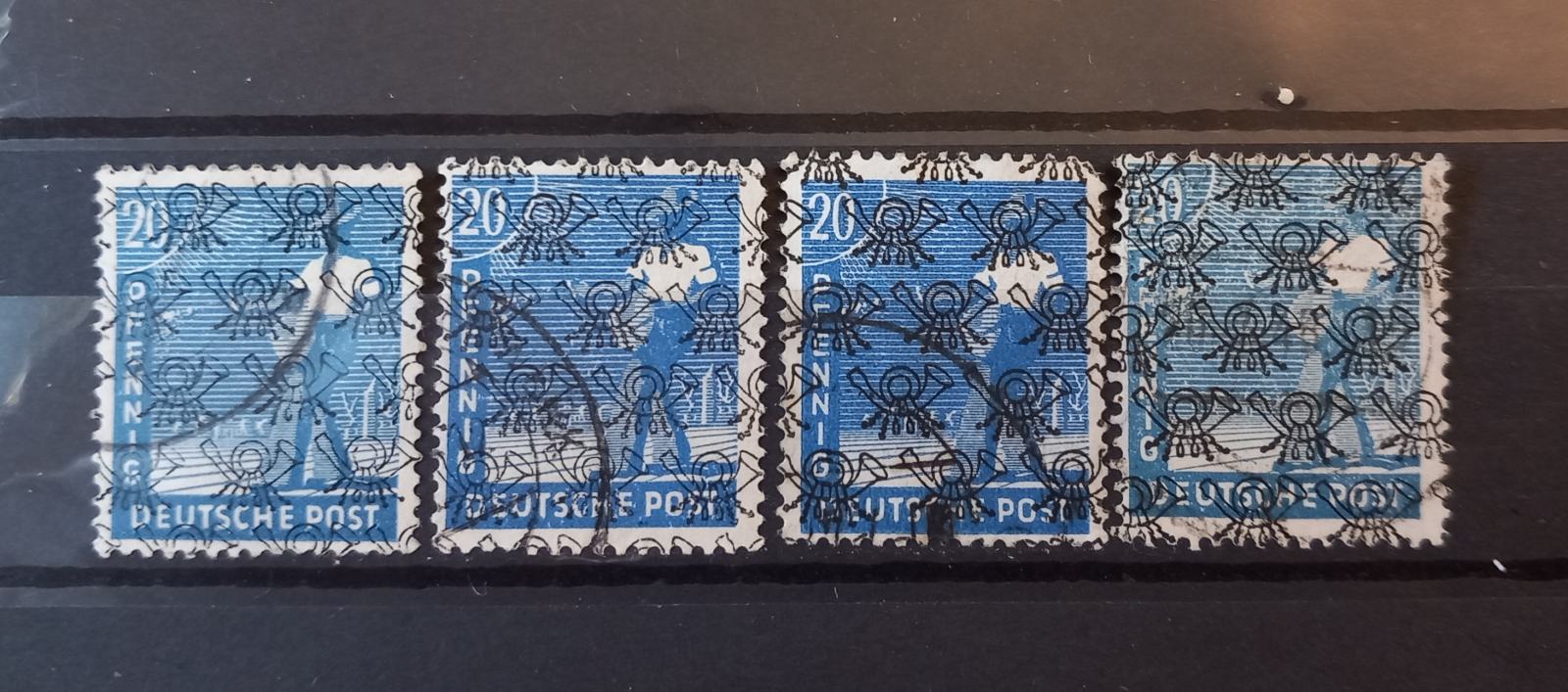 Njemačka Bizone 43II abcd