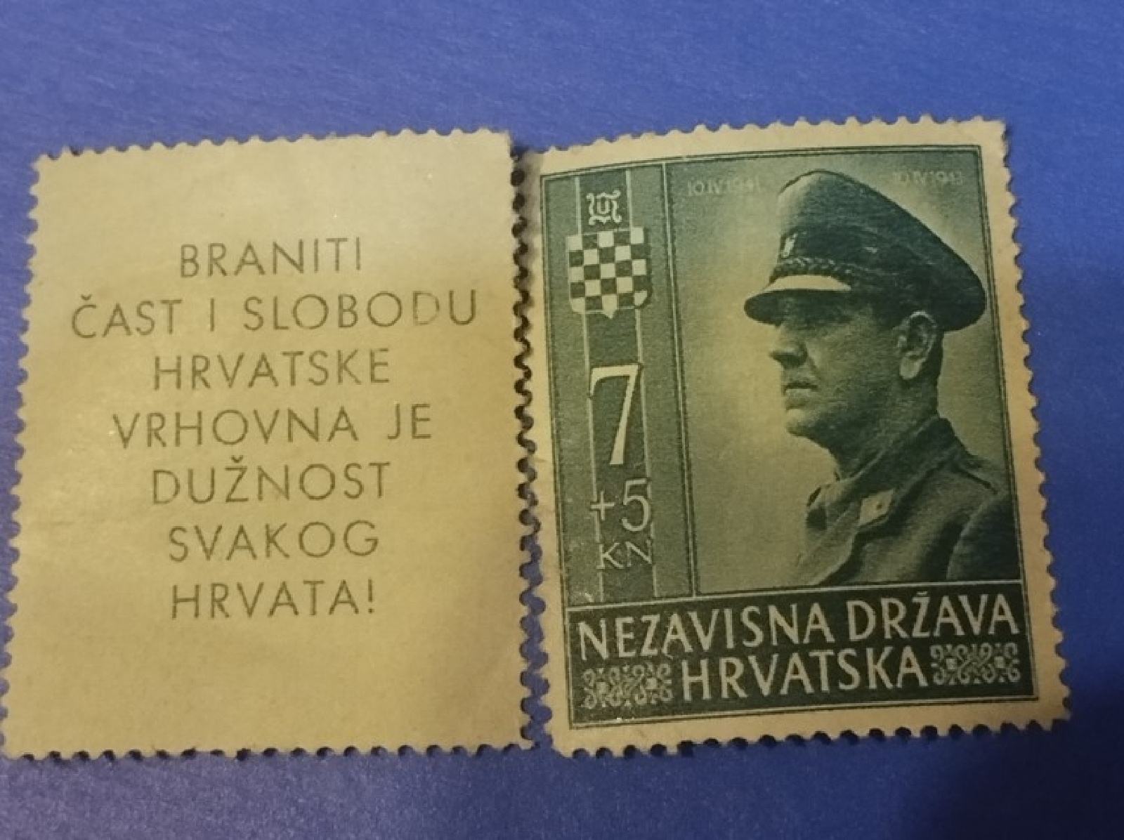 Poštanske markice Nezavisna Drž. Hr.