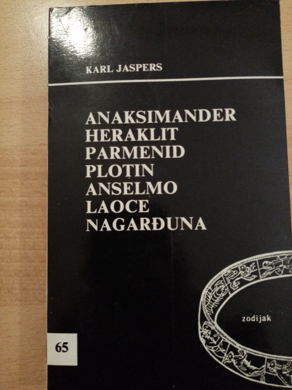 Karl Jaspers, Anaksimander-Heraklit-Parmenid-Plotin...