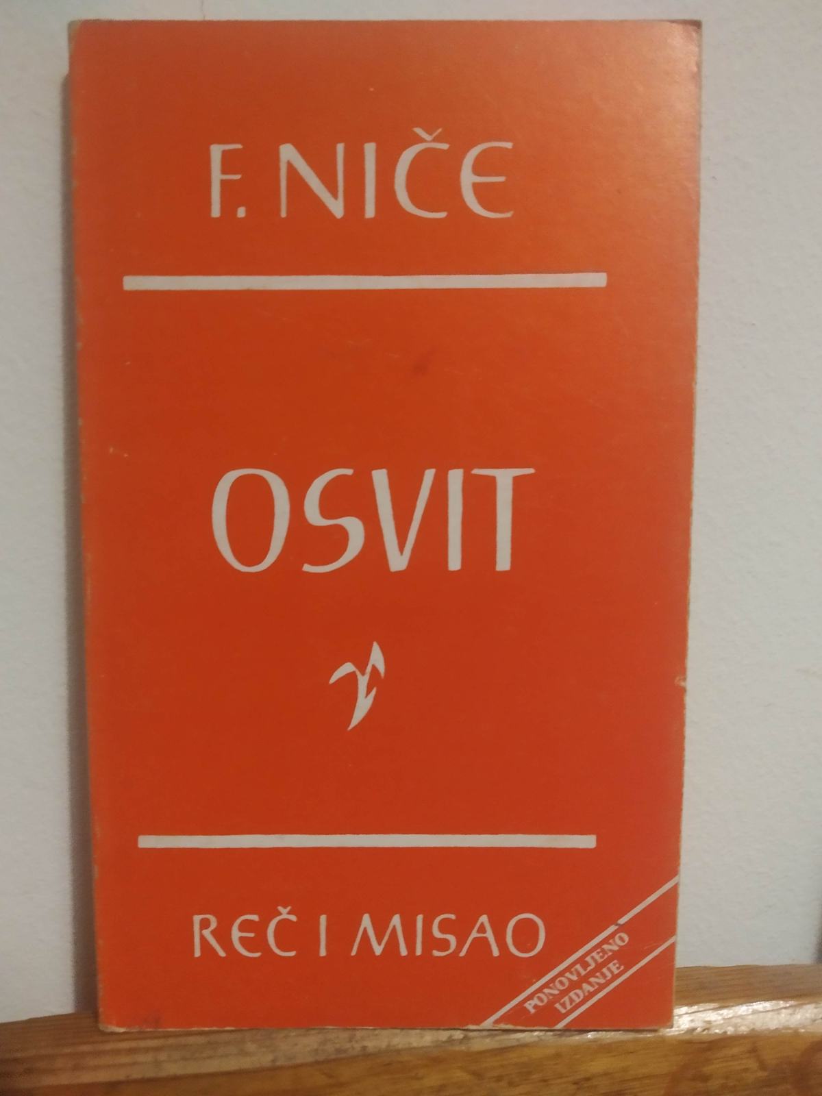 Nietzsche - Osvit (Morgenröte) - NOVO!