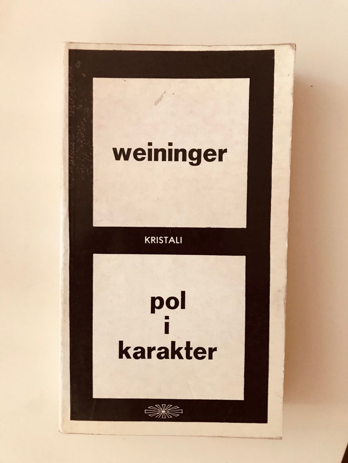 Otto Weininger : Pol i karakter