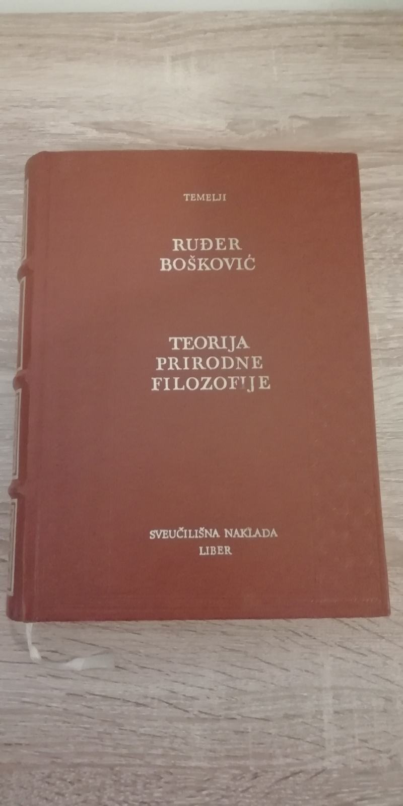 RUĐER BOŠKOVIĆ, Teorija prirodne filozofije