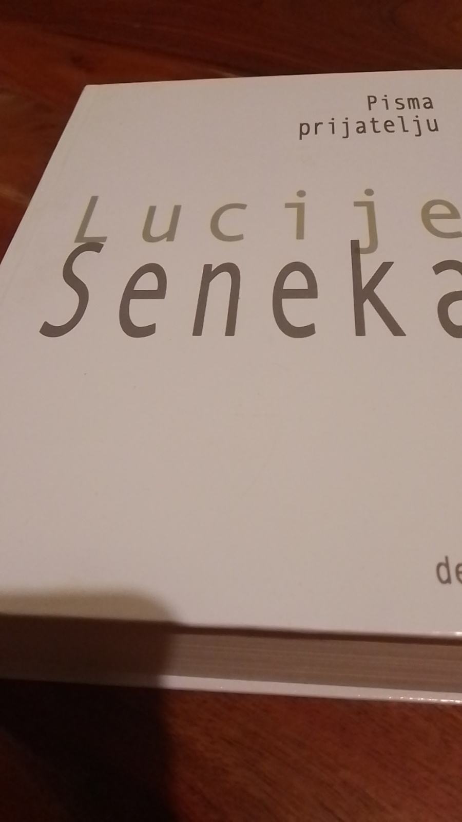 Seneka, Pisma prijatelju