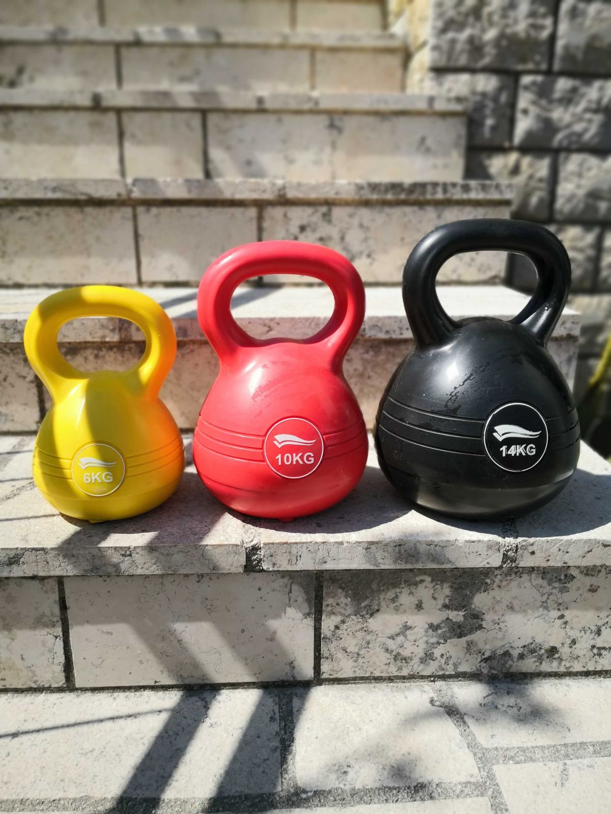 Girje (kettlebell) od 6kg, 10kg i 14kg - Komplet