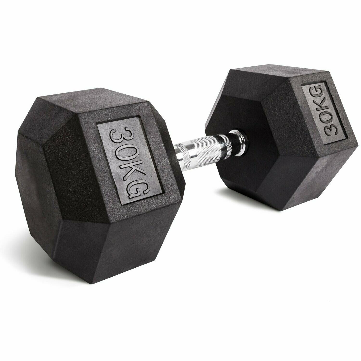 Hexa Bućice Crne Gumirane 30 kg Hexagon Bućica Hex Heksa 30kg