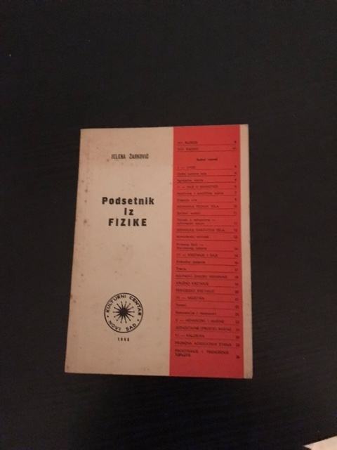 PODSETNIK IZ FIZIKE