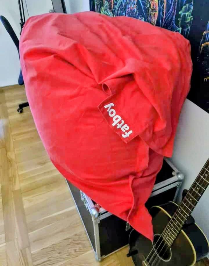 Fatboy bean bag - jastuk za sjedenje Crveni