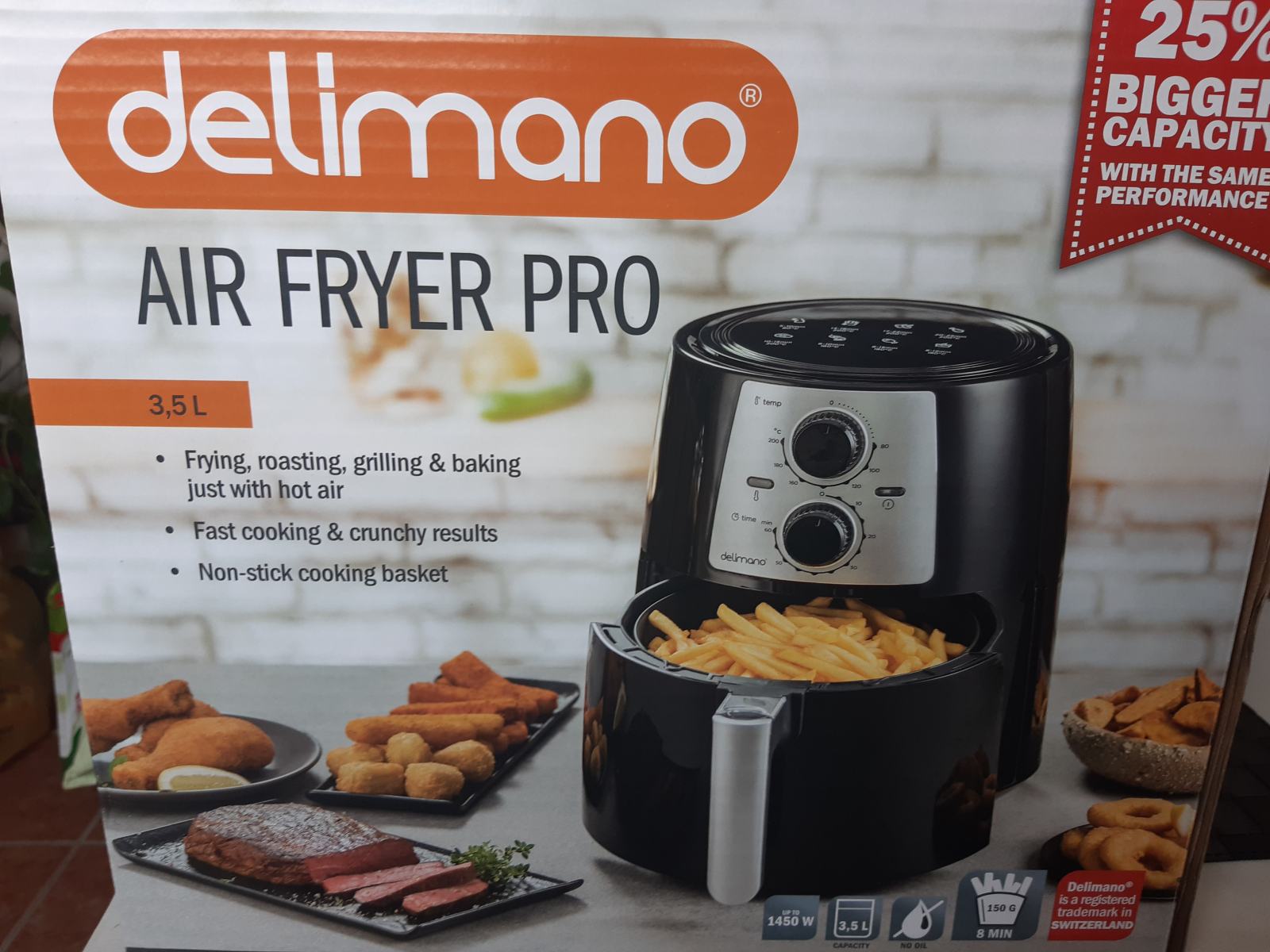 Friteza na vrući zrak - DELIMANO Air Fryer Pro -NOVO