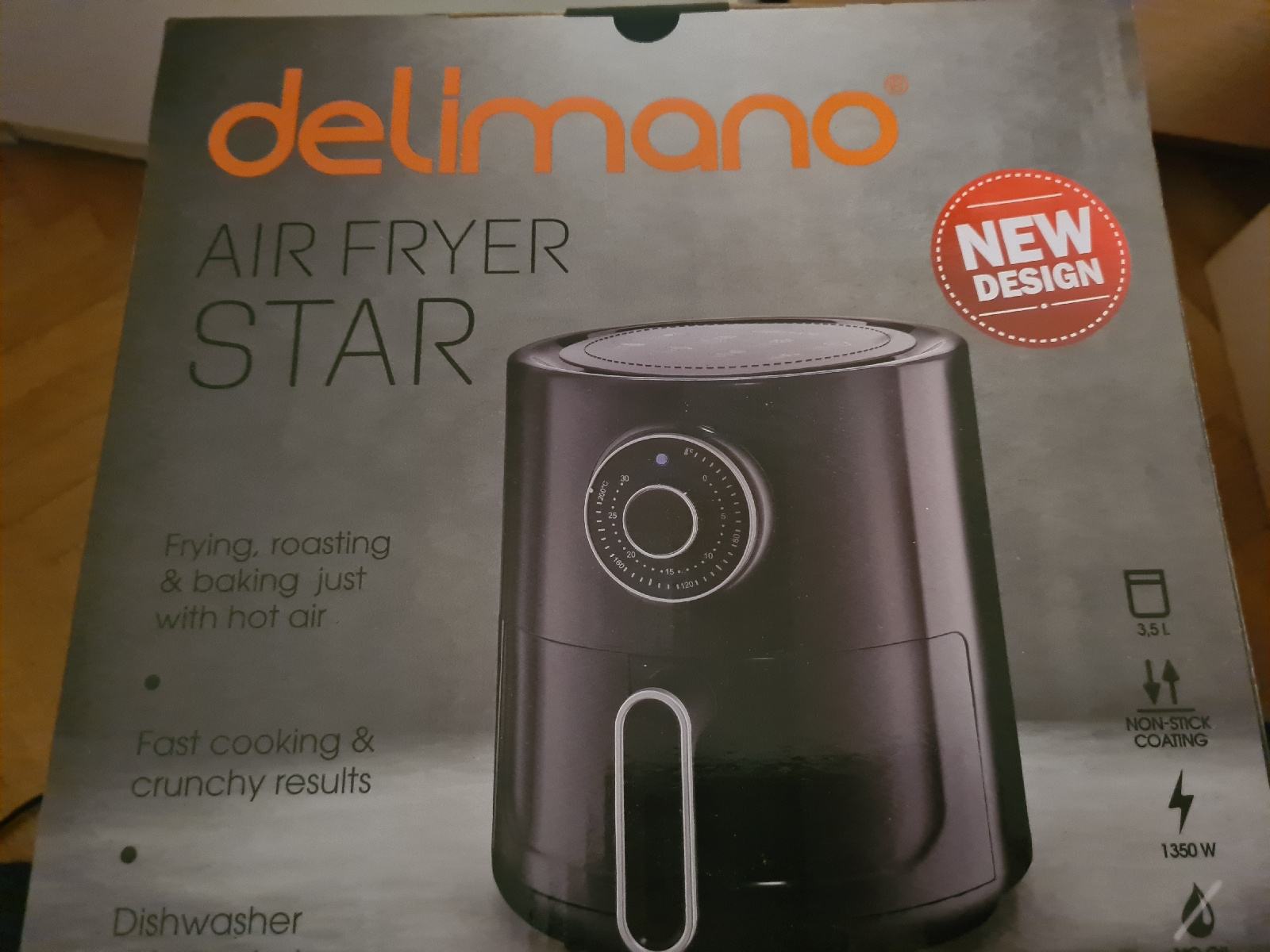 Friteza na vrući zrak Delimano (NOVA) AirFryer Star