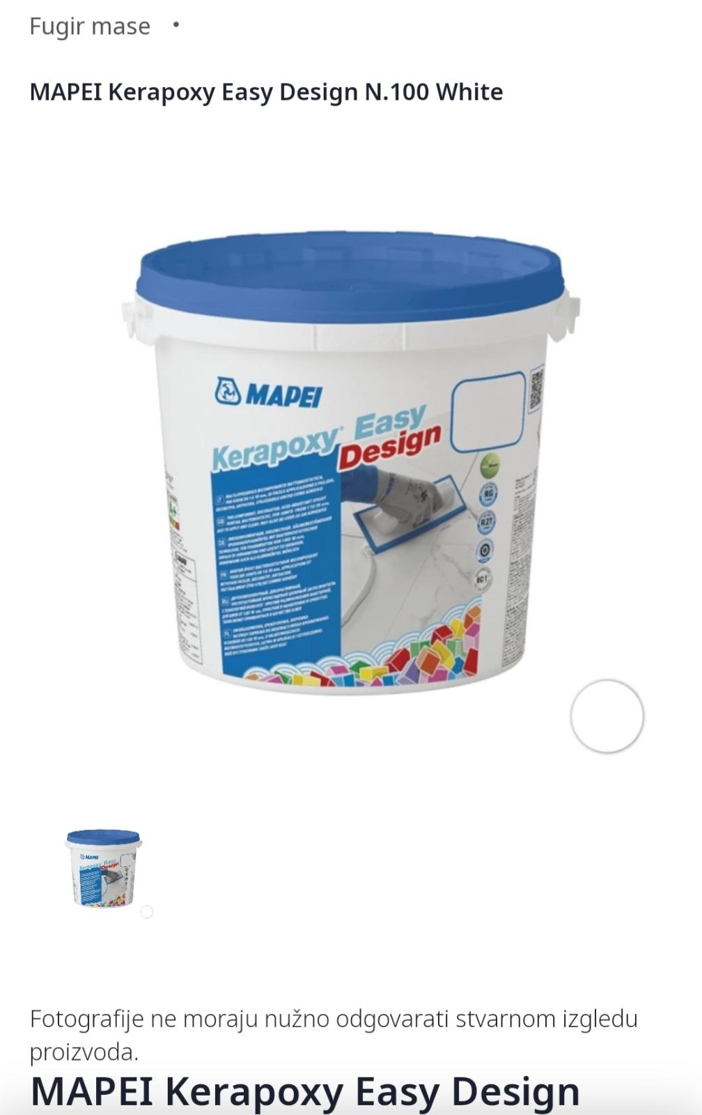 Mapei epoxy fuga