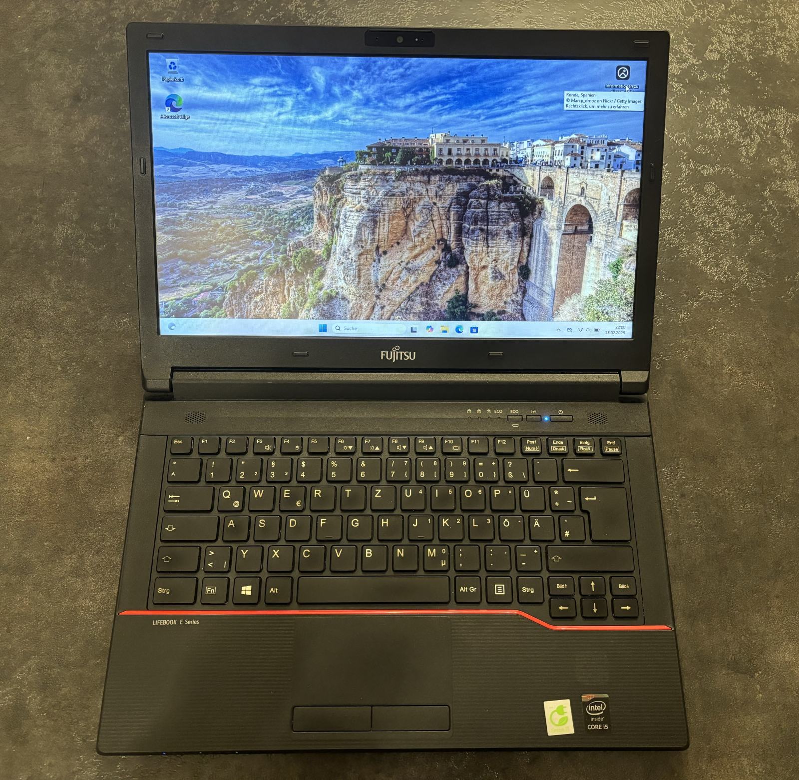 Fujitsu Lifebook E Intel i5, Windows 11