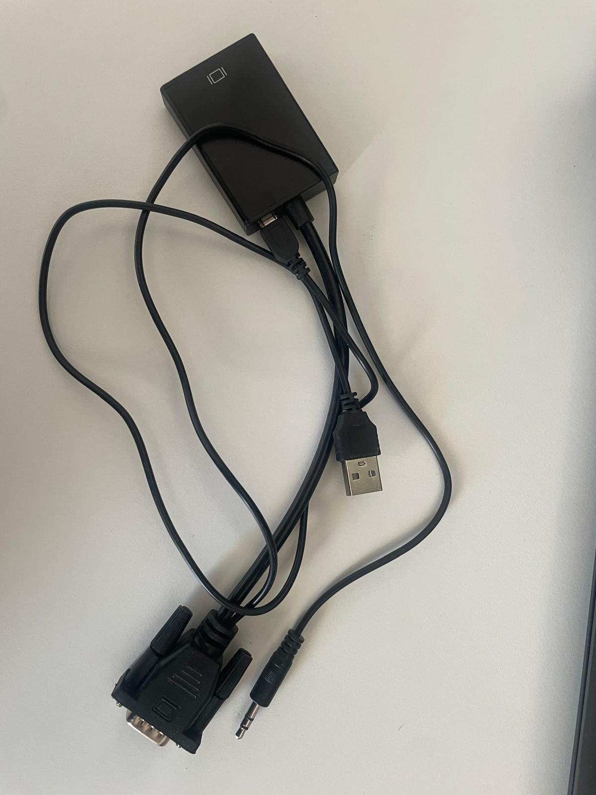 Adapter VGA+audio jack 3.5mm > HDMI