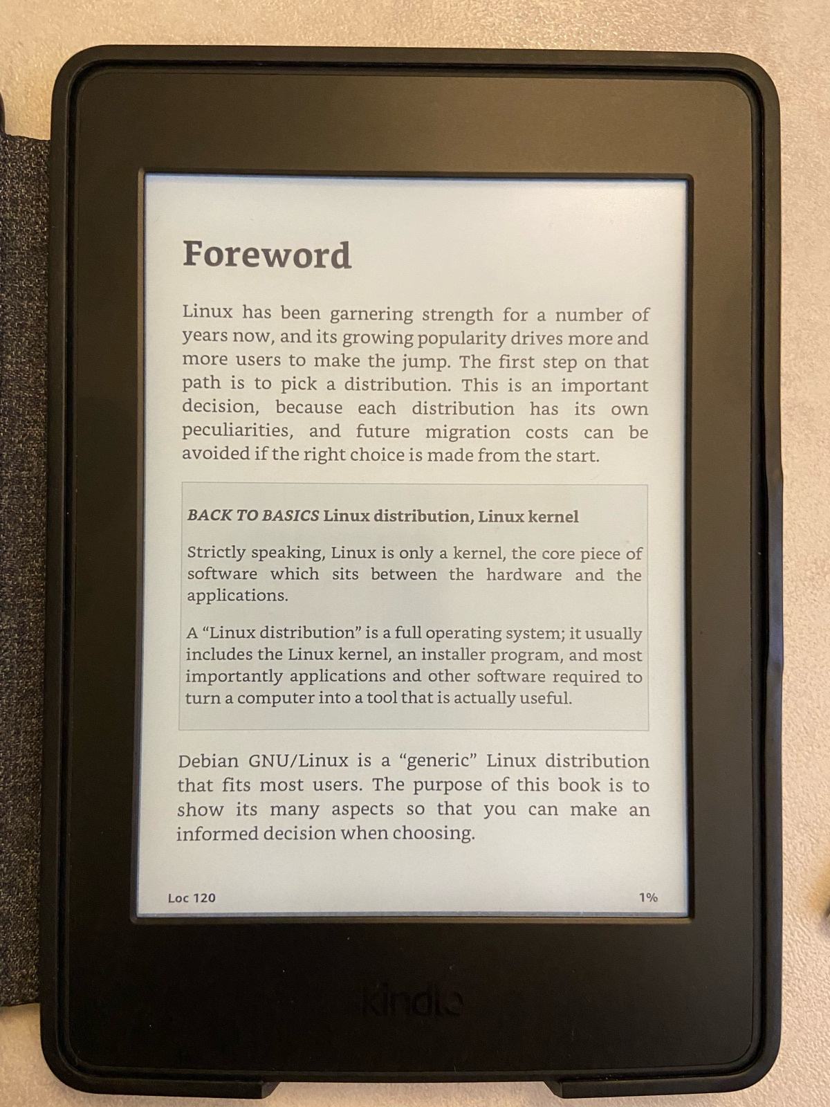 Amazon Kindle Paperwhite - 7th generation