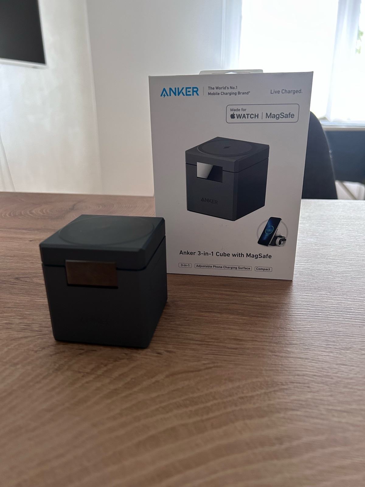 Anker 3-in-1 Cube with MagSafe - NOVO
