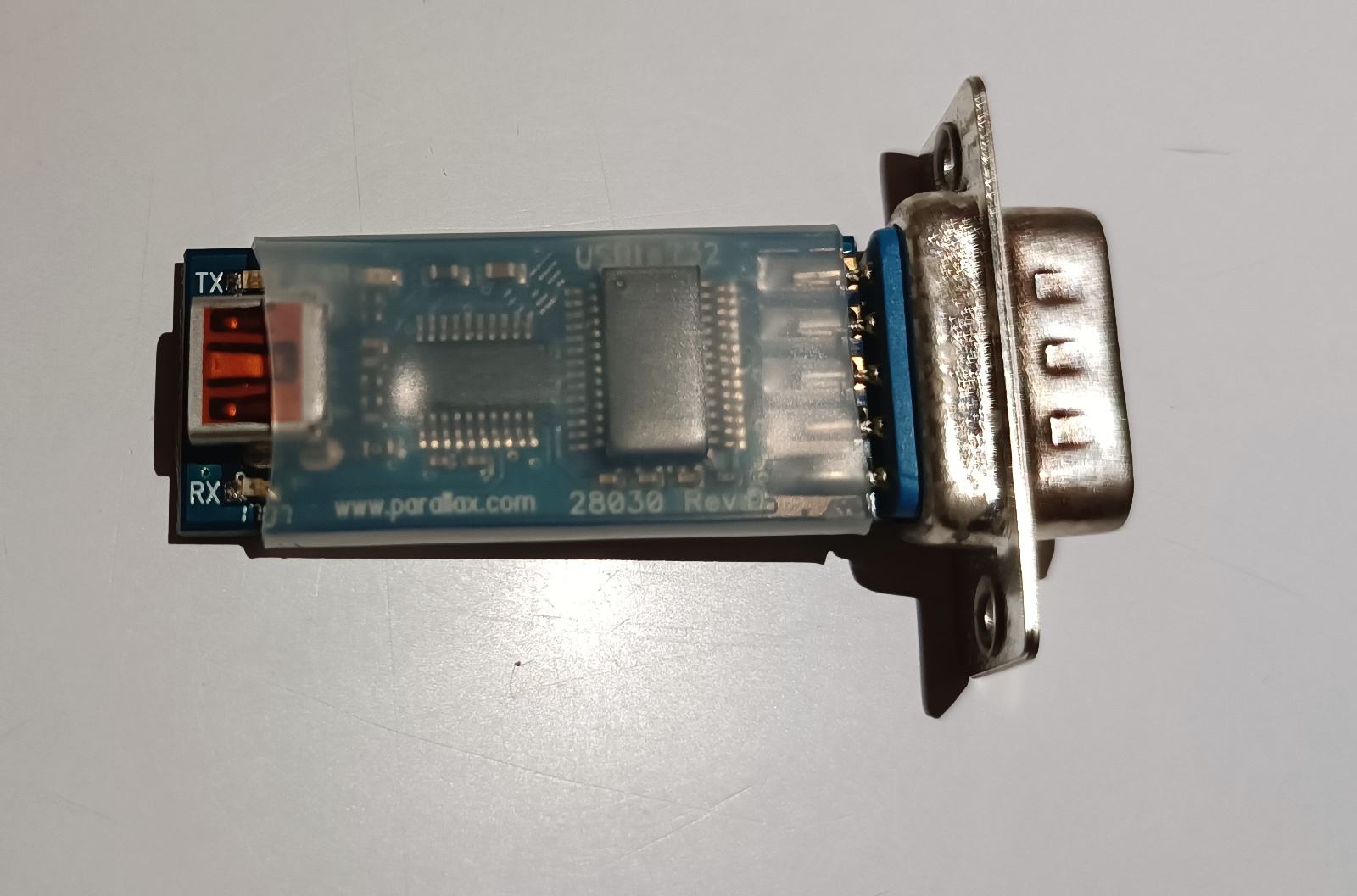 PARALAX USB to Serial (rs232) adapter SKU 28030